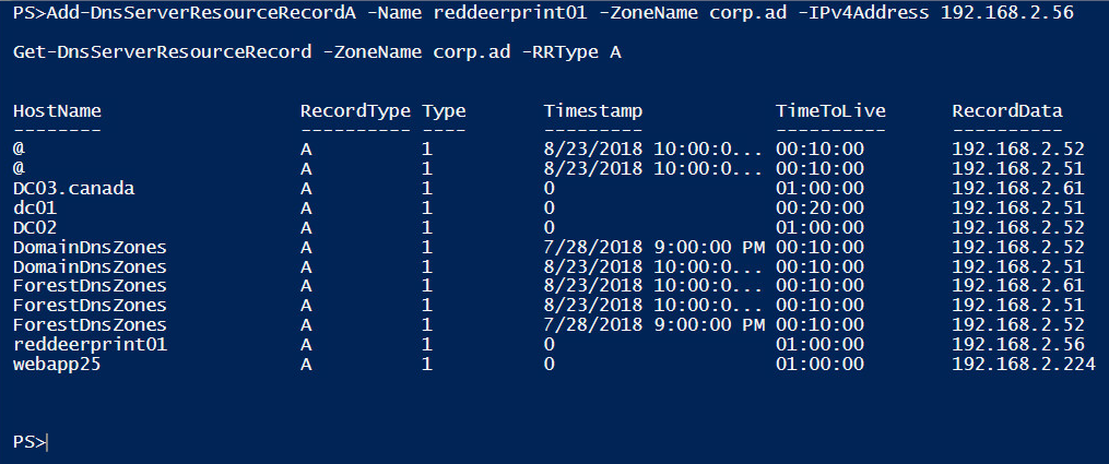 Hoe PowerShell Voor DNS Records HB Railway