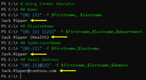 Concatenate, Expand, Format and All Things PowerShell Strings