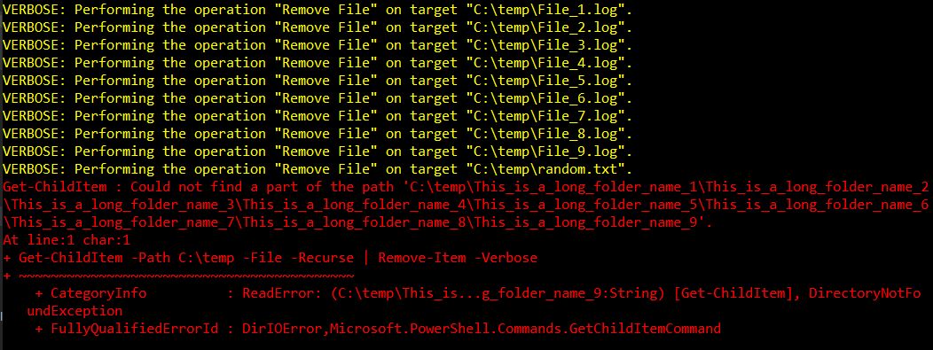 Efficient File Deletion With Powershell Remove Item And Wmi