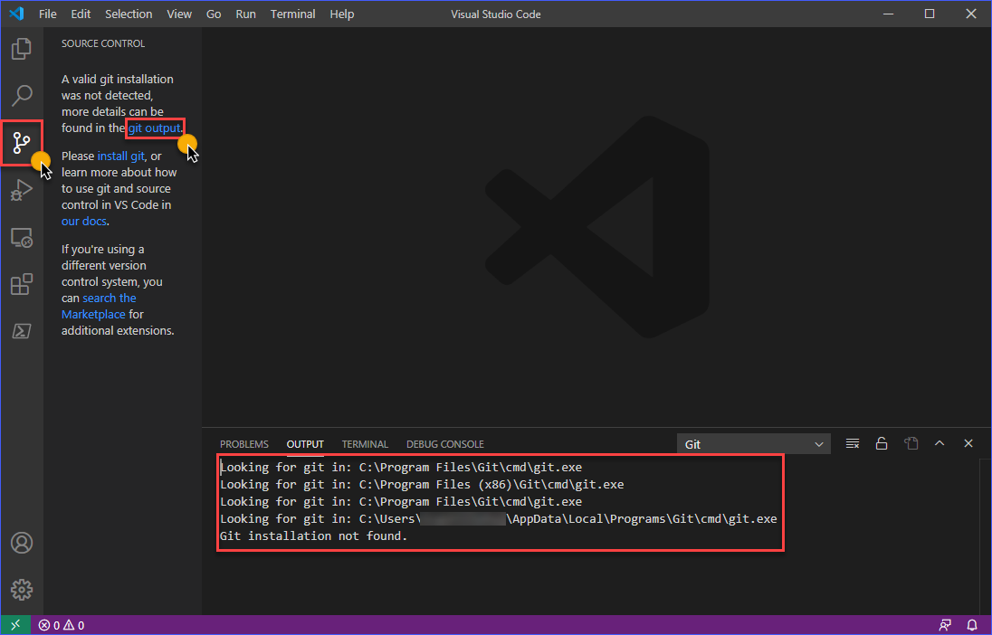 Visual Studio Code Git No Remote Asltru