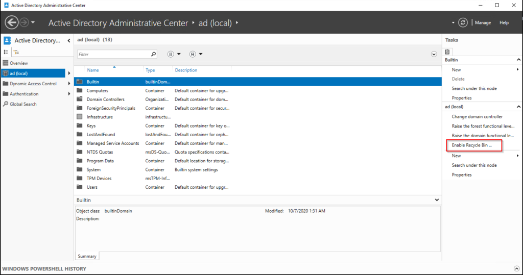 Active Directory Recycle Bin: Enable, Manage, and Optimize