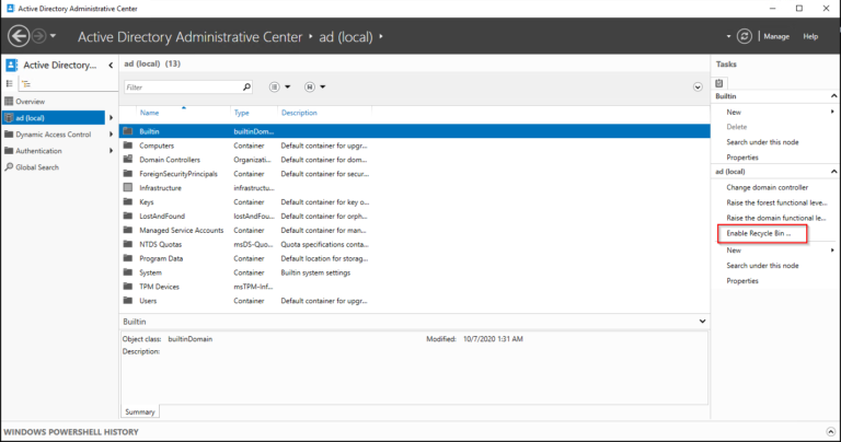 Active Directory Recycle Bin: Enable, Manage, and Optimize