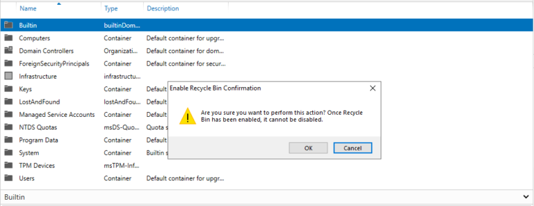 Active Directory Recycle Bin: Enable, Manage, and Optimize