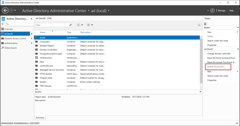 Active Directory Recycle Bin: Enable, Manage, and Optimize