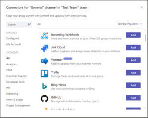 Customize Microsoft Teams with Webhooks and PowerShell
