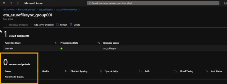 Set Up Azure File Sync: Sync On-Prem Files to Azure