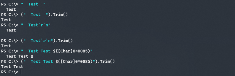 Master Powershell Trim And Trimend Methods