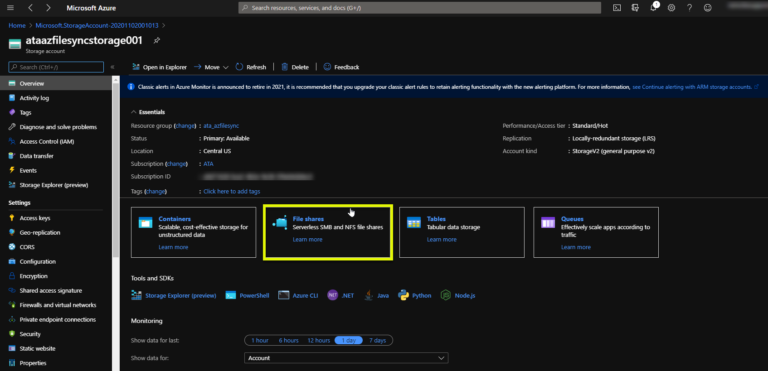 Set Up Azure File Sync: Sync On-Prem Files to Azure
