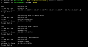 Find Azure IP Ranges and Service Tags with PowerShell