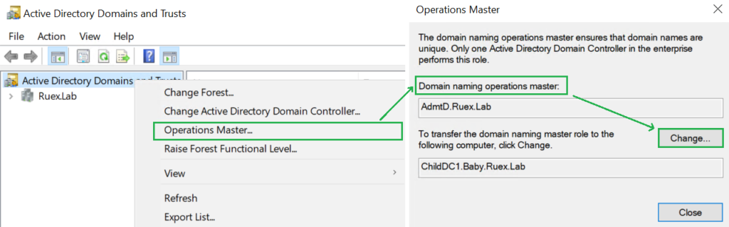 How to Seize and Transfer FSMO Roles (GUI and PowerShell)