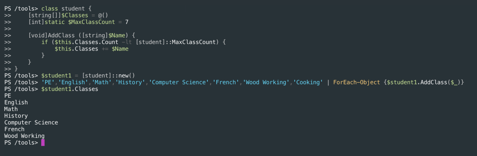 PowerShell Classes: Getting Started
