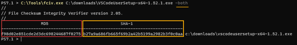 Create Checksum in Windows and Verify File Integrity