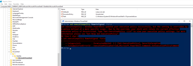 Set Executionpolicy For Managing Powershell Execution Policies 0037
