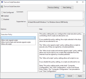 Set-ExecutionPolicy for Managing PowerShell Execution Policies