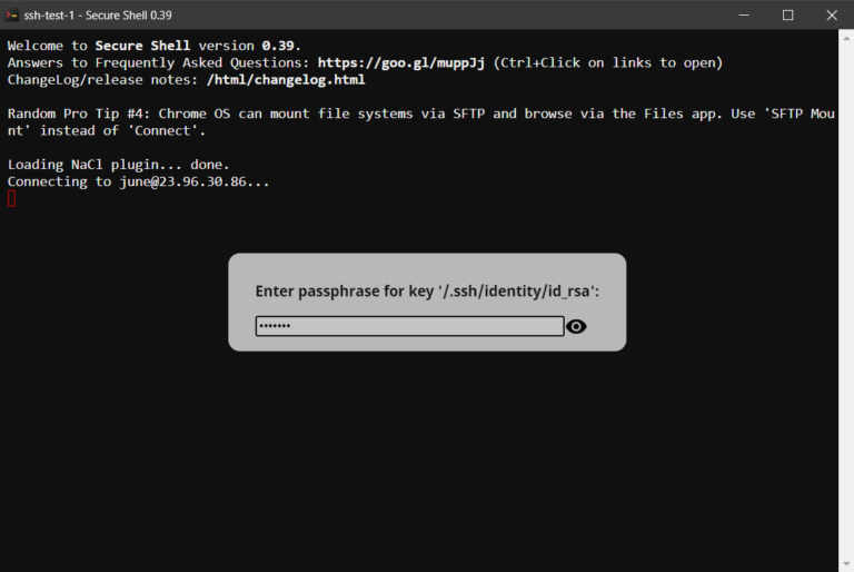 How to Set up the SSH Chrome Extension