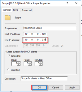 Managing Microsoft DHCP Scope and other Components