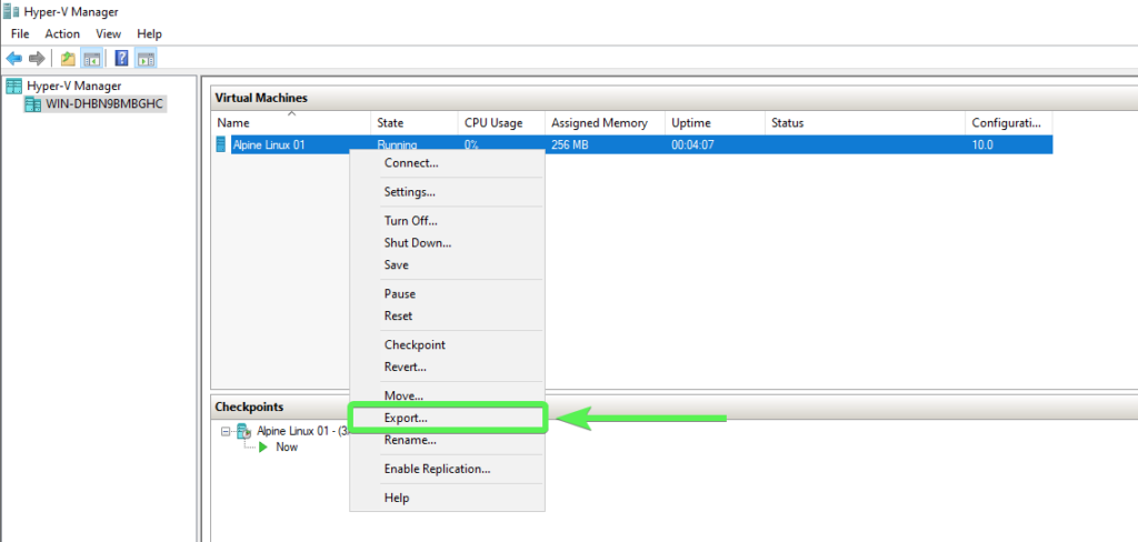Import and Export Hyper-V VMs : Sure Fire Ways