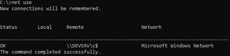 How to Connect to Network Drives on the Command Line with Net Use