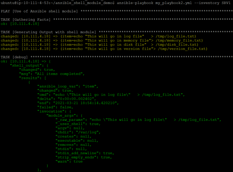 How To Run Remote Commands With The Ansible Shell Module