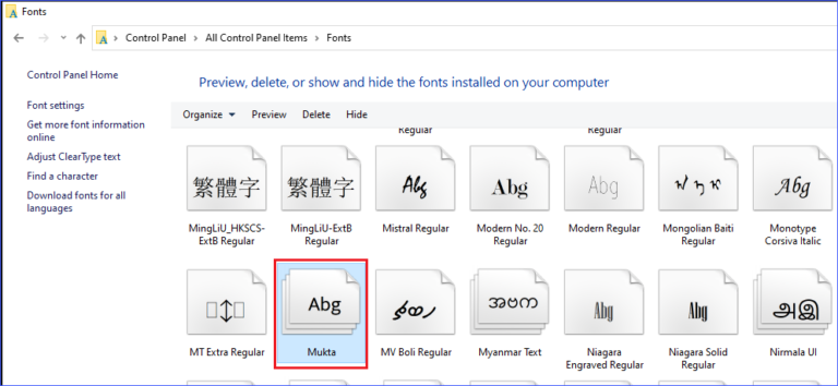 How to Download and Install Fonts in Windows 10