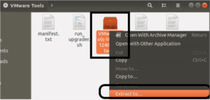 Install VMware Tools on Ubuntu and Increase VM Performance