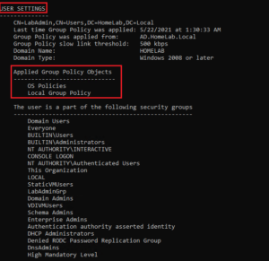 How to Verify Applied GPOs with the GPResult Tool