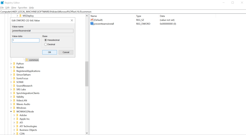 How to Set up the Microsoft Teams Machine-Wide Installer