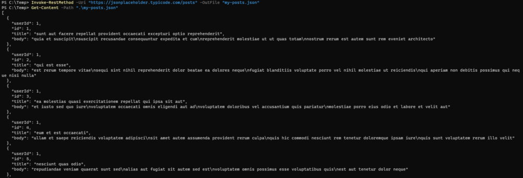 Working with REST APIs and PowerShell's Invoke-RestMethod