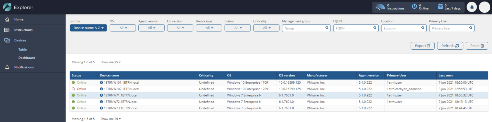 Learning 1E's Tachyon: Using Explorer