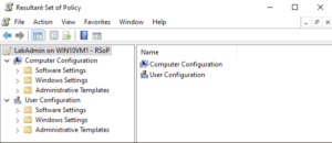 How to use RSOP to Inspect Applied GPO Settings