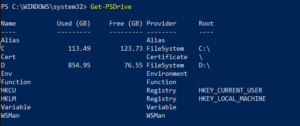New PSDrive and other PowerShell Drives Save the Day
