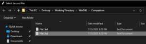 How to Use WinDiff to Compare Files