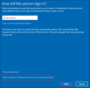 Adding a Windows 10 Local Account : Step by Step Guide