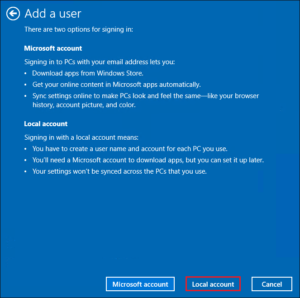 Adding a Windows 10 Local Account : Step by Step Guide
