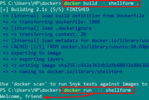 Using the Dockerfile ENTRYPOINT and CMD Instructions