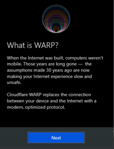 Getting Started with CloudFlare Warp
