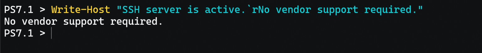 Understanding When And When Not To Create Powershell New Lines