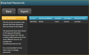 Finding Weak AD Passwords with Specops Password Auditor