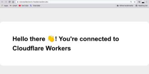 Getting Started with Cloudflare Workers