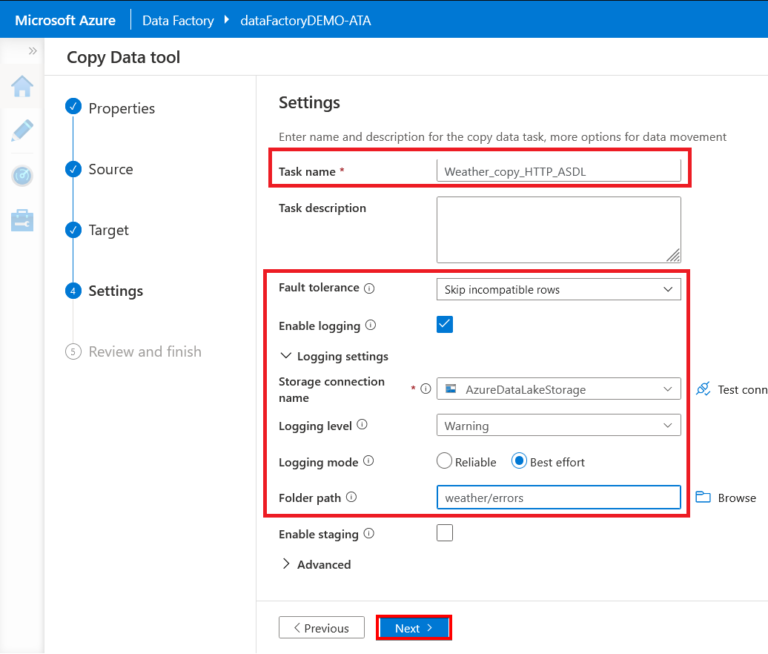 Getting Started with Azure Data Factory