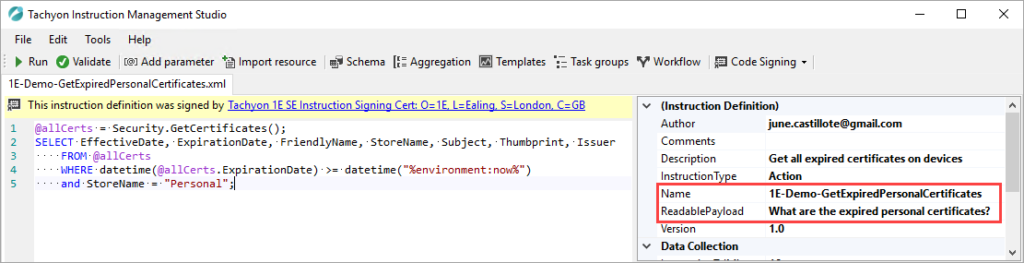 Getting Started with 1E's Tachyon and PowerShell