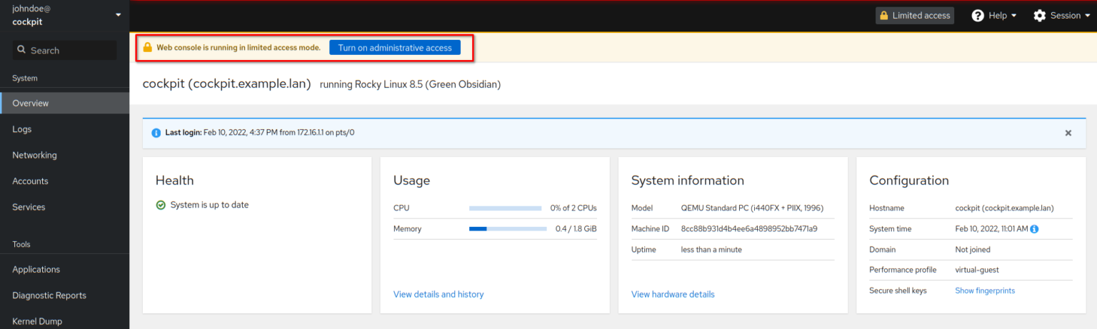 Manage Your Servers with Cockpit Linux