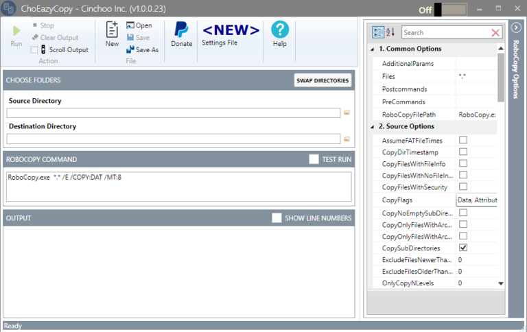 Robocopy GUIs: Driving Robocopy with the Mouse