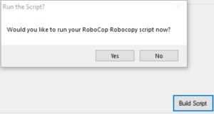 Robocopy GUIs: Driving Robocopy with the Mouse