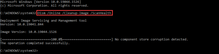 Using DISM cleanup-image for a Simple Windows 10 Repair