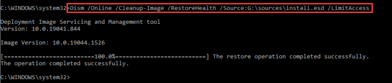 Using DISM cleanup-image for a Simple Windows 10 Repair