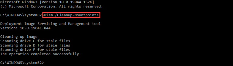 Using DISM cleanup-image for a Simple Windows 10 Repair