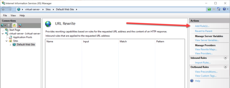 Set Up And Use The Iis Url Rewrite Module Step By Step 