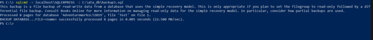 How To Create A Handy Sql Server Backup Database Script