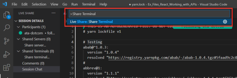 VSCode Live Share : A Great Way to Collaborate with Your Team